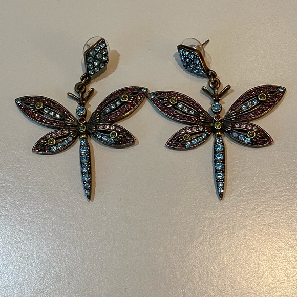 Heidi Daus | Jewelry | Heidi Daus Dragon Fly Earrings | Poshmark